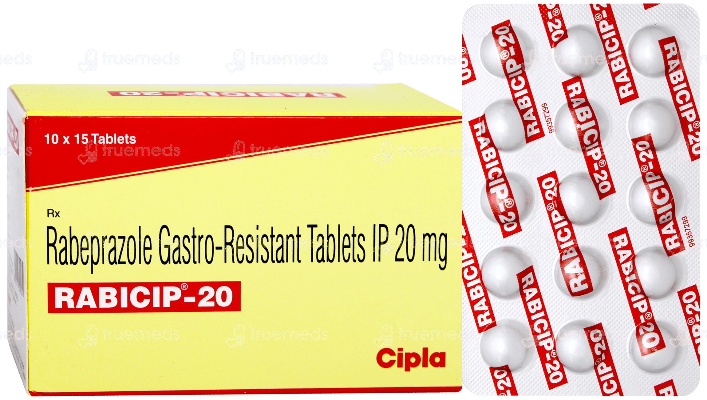 Rabicip 20 Tablet 15: Uses, Side Effects, Price & Substitutes