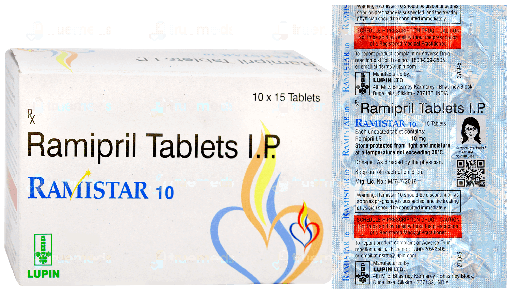 Ramistar 10 Tablet 15: Uses, Side Effects, Price & Substitutes