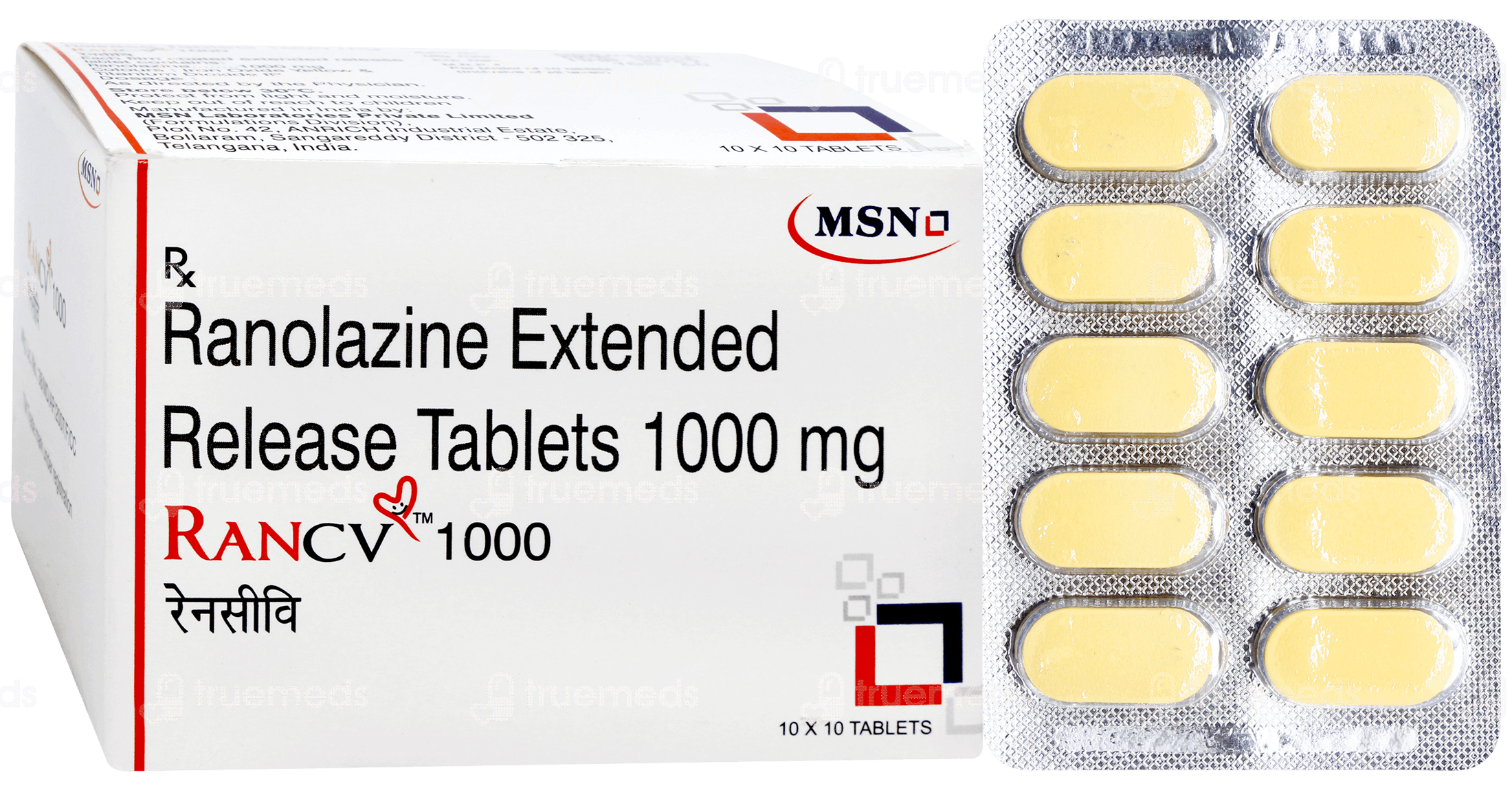 Ran Cv 1000 MG | Order Ran Cv 1000 MG Tablet Online at Truemeds