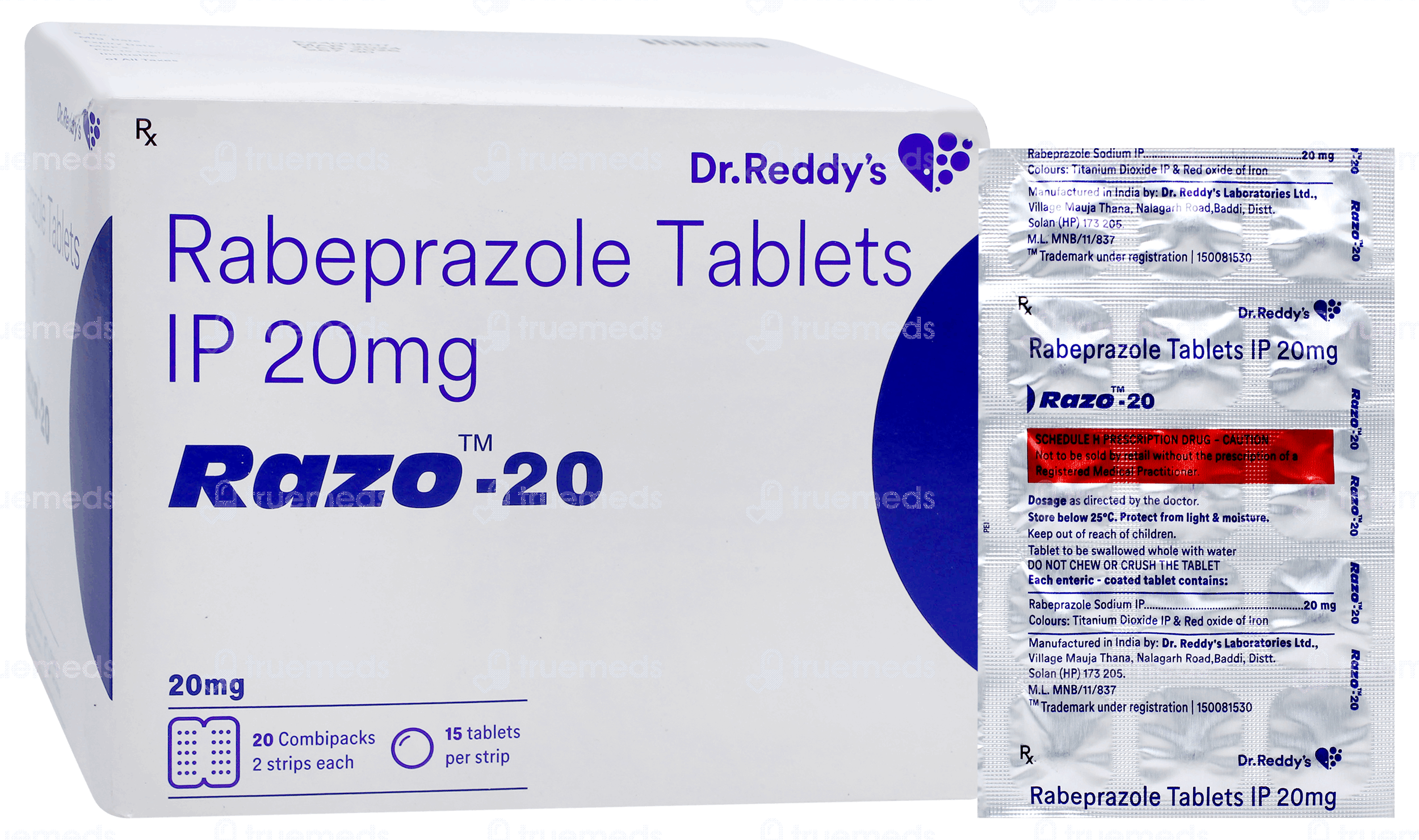 Razo 20 Tablet – Acid Reflux & Peptic Ulcer Treatment