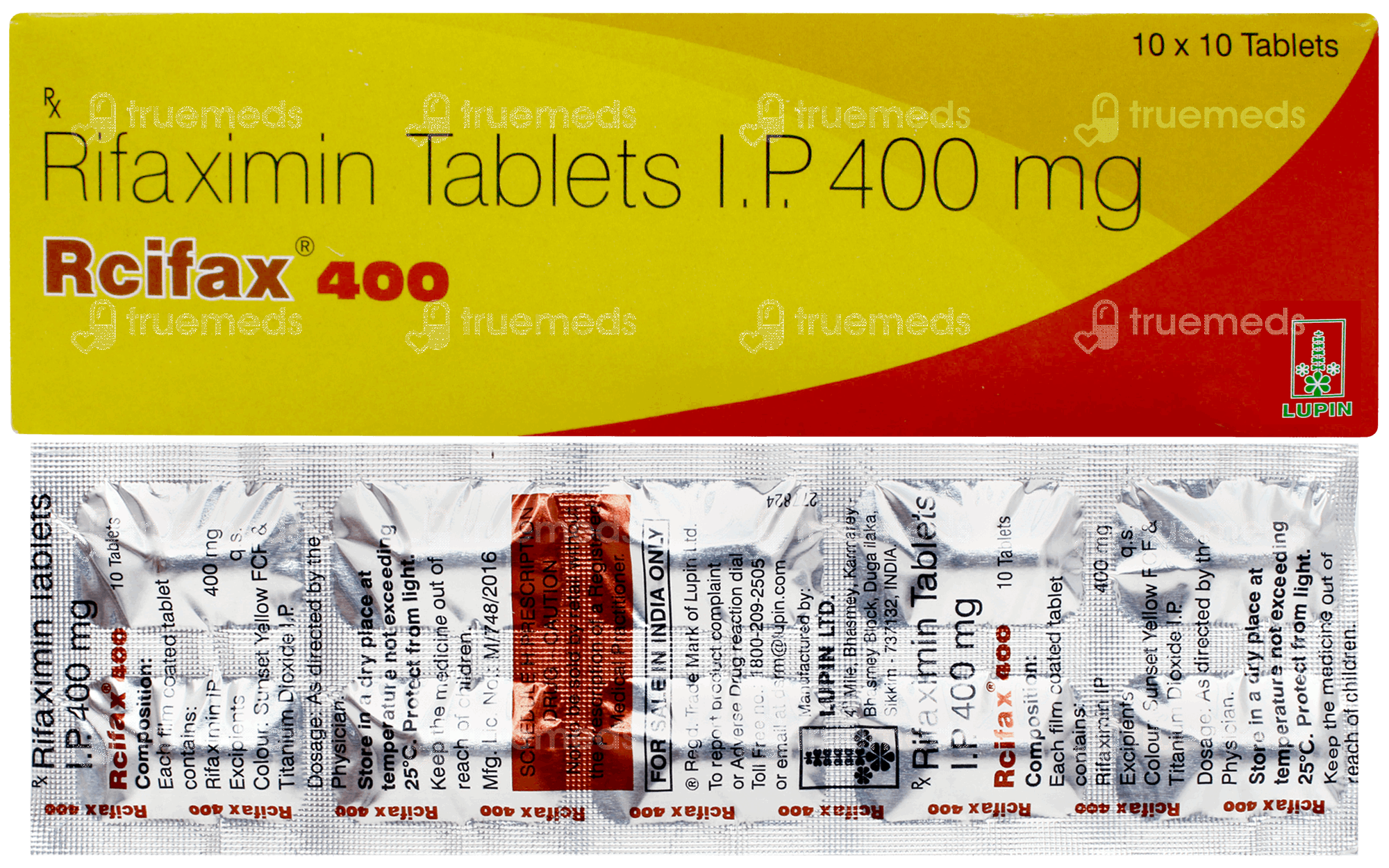 Rcifax 400 Tablet – Bacterial Infection Treatment