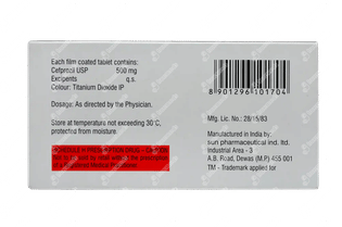 Refzil O 500 Mg Tablet 6 - Uses, Side Effects, Dosage, Price | Truemeds