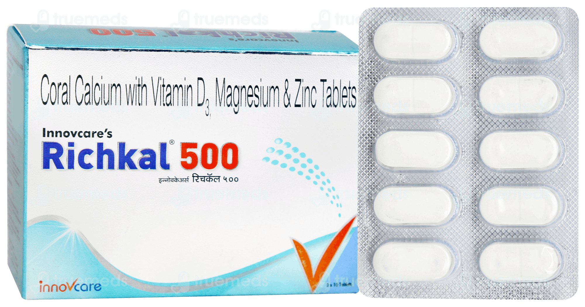 Richkal 500 Mg Tablet 10 - Uses, Side Effects, Dosage, Price | Truemeds