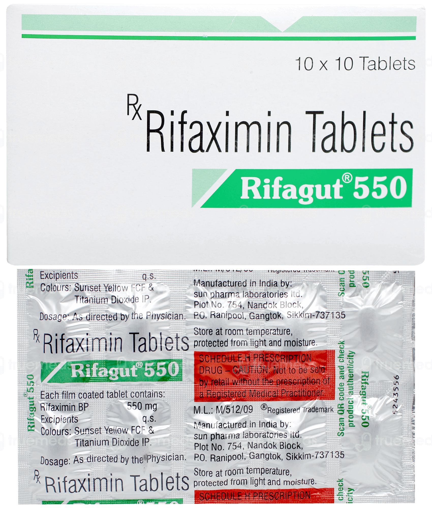 Rifagut 550 Tablet: Uses, Side Effects, Price & Substitutes