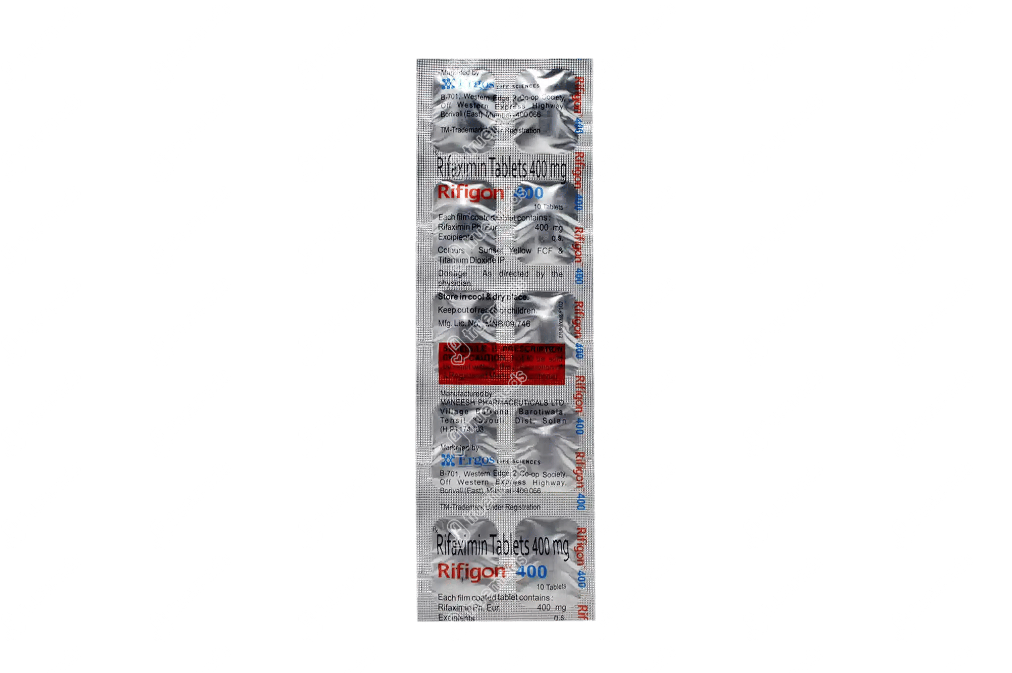 Rifigon 400 MG | Order Rifigon 400 MG Tablet Online at Truemeds