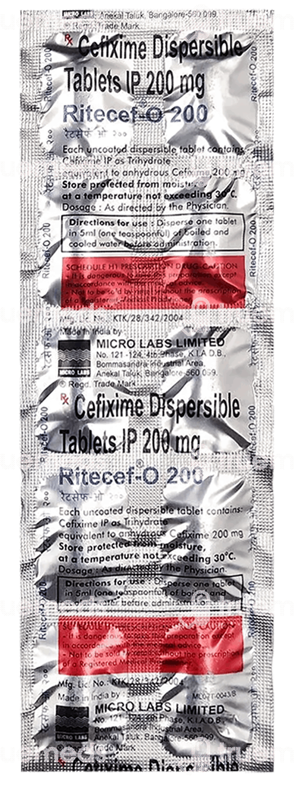 Ritecef O 200 Mg Tablet: Uses, Side Effects, Price & Substitutes