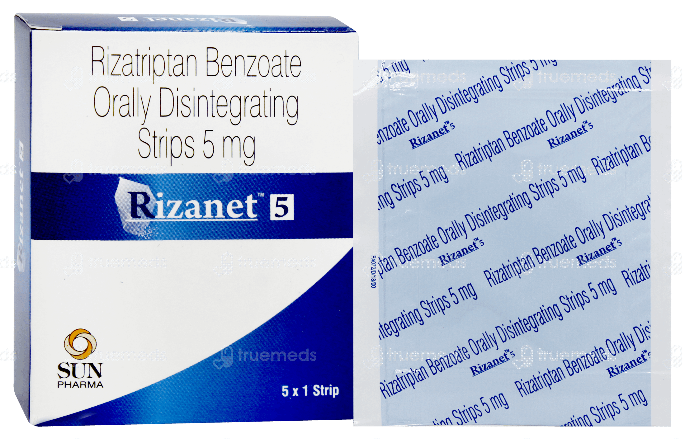 Rizanet 5 MG Strip | Order RIZANET (SUN) 5 MG STRIP Online at Truemeds