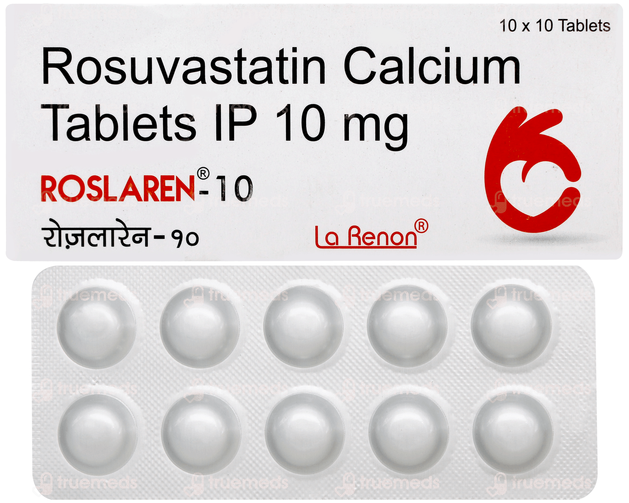 Roslaren 10 Mg Tablet 10 - Uses, Side Effects, Dosage, Price | Truemeds