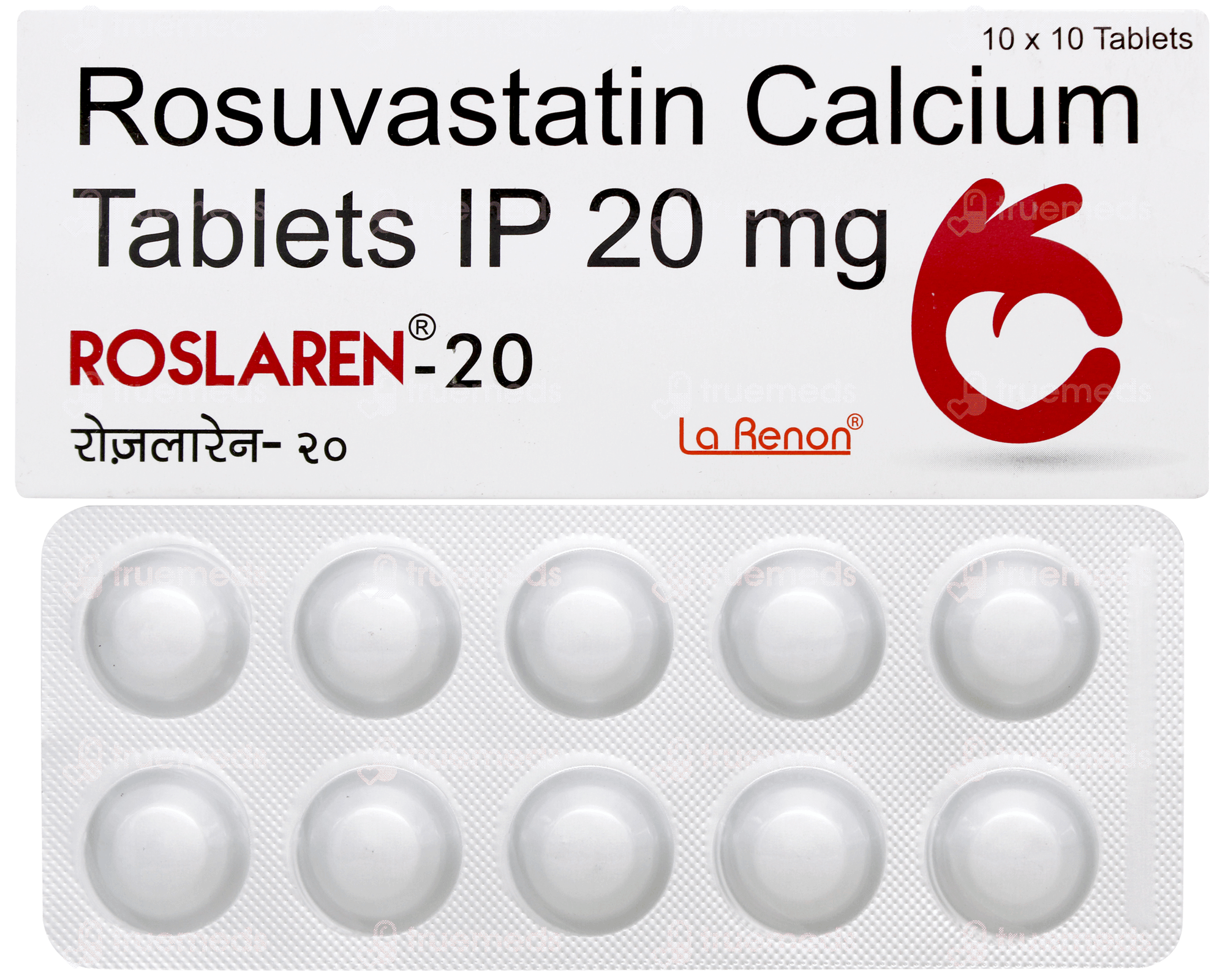 Roslaren 20 Tablet 10: Uses, Side Effects, Price & Substitutes