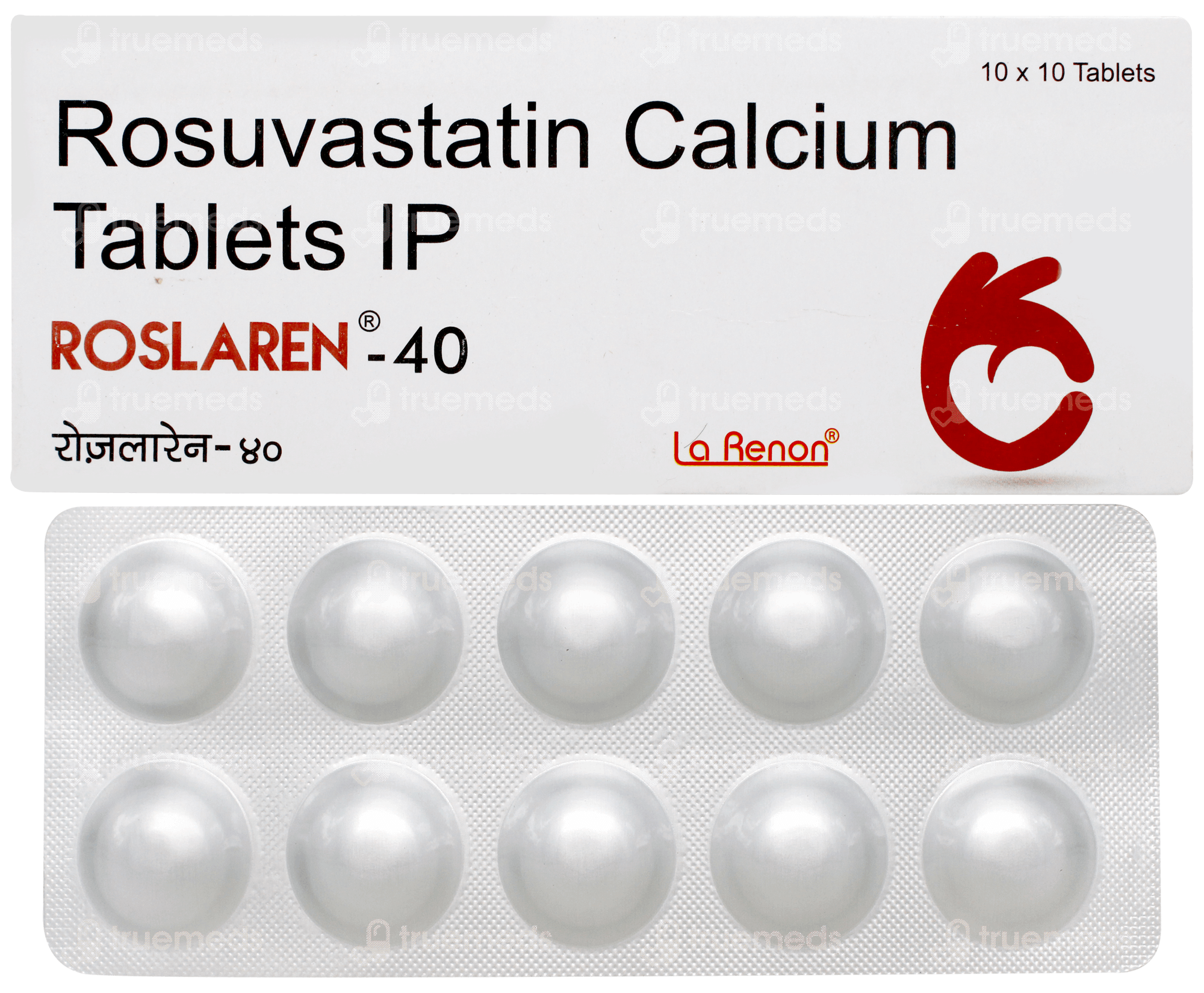 Roslaren 40 Tablet 10: Uses, Side Effects, Price & Substitutes