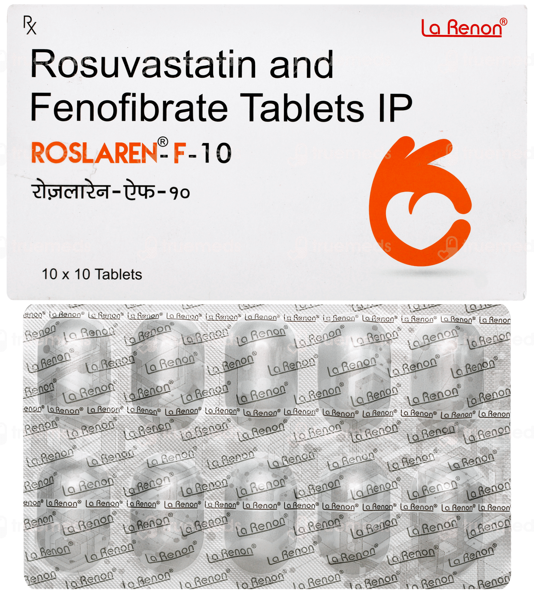 Roslaren F 10 Tablet 10: Uses, Side Effects, Price & Substitutes