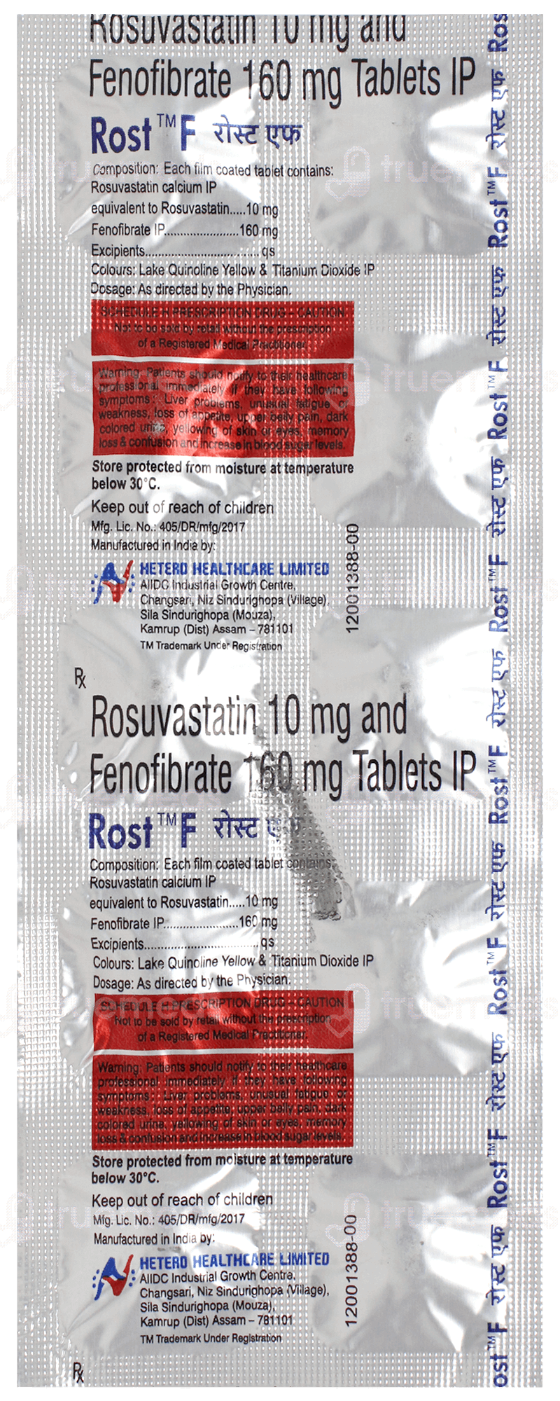 Rost F Tablet 10: Uses, Side Effects, Price & Substitutes