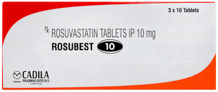 Rosubest 10 Tablet 10: Uses, Side Effects, Price & Substitutes