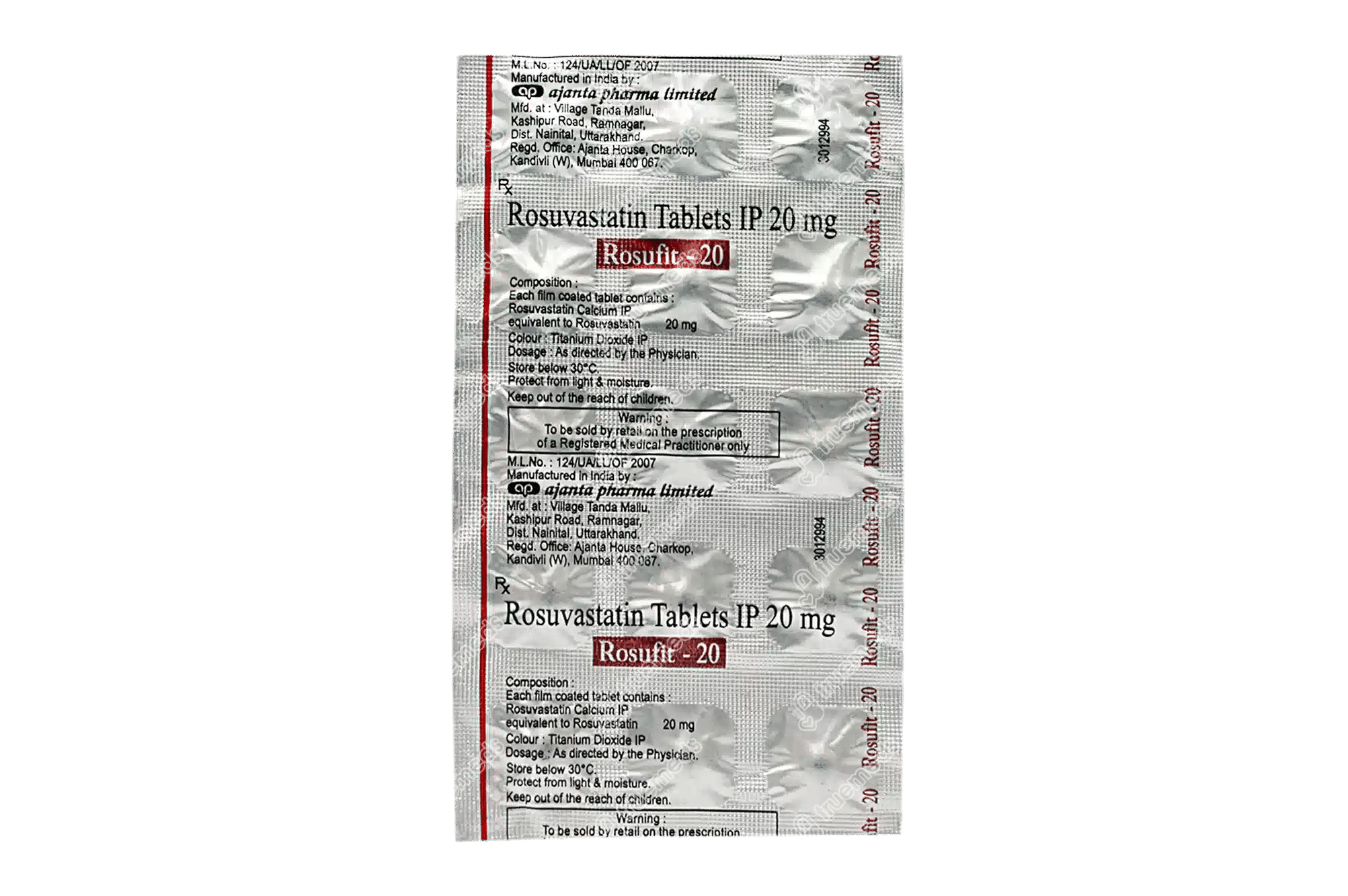 Rosufit 20 Tablet 15: Uses, Side Effects, Price & Substitutes