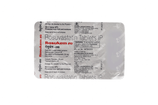 Rosukem 20 Mg Tablet 15 - Uses, Side Effects, Dosage, Price | Truemeds