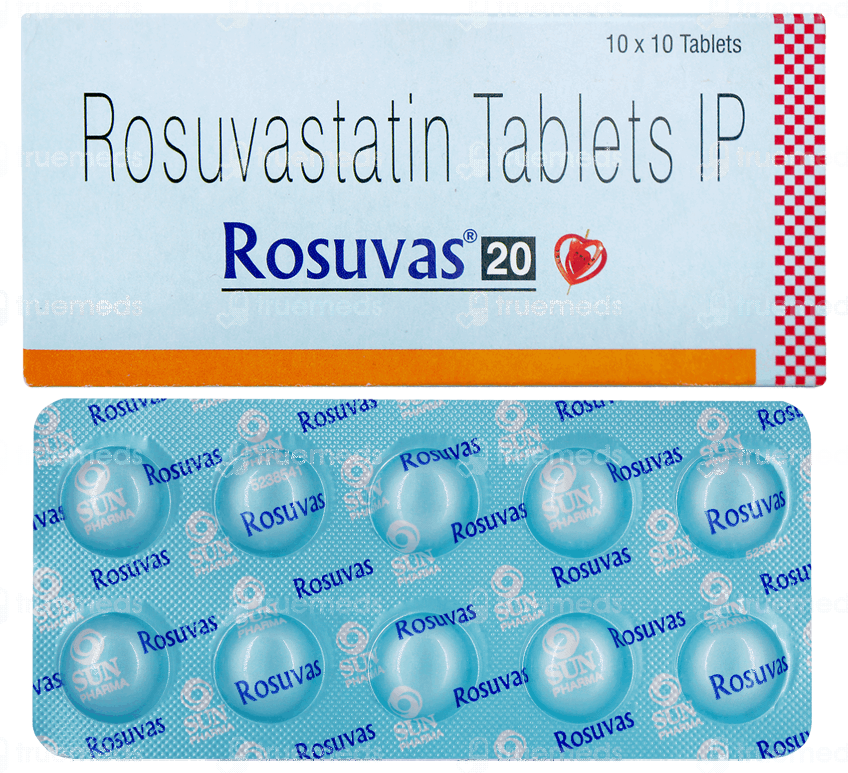 Rosuvas 20 Tablet – Treat High Cholesterol Levels