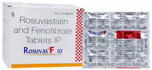 Rosuvas F 10/160 MG Tablet 15: Uses, Side Effects, Dosage, Price | Truemeds