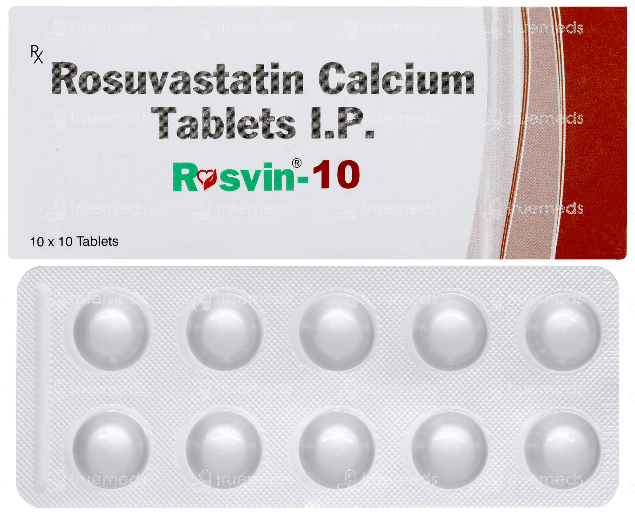 Rosvin 10 Tablet 10: Uses, Side Effects, Price & Substitutes