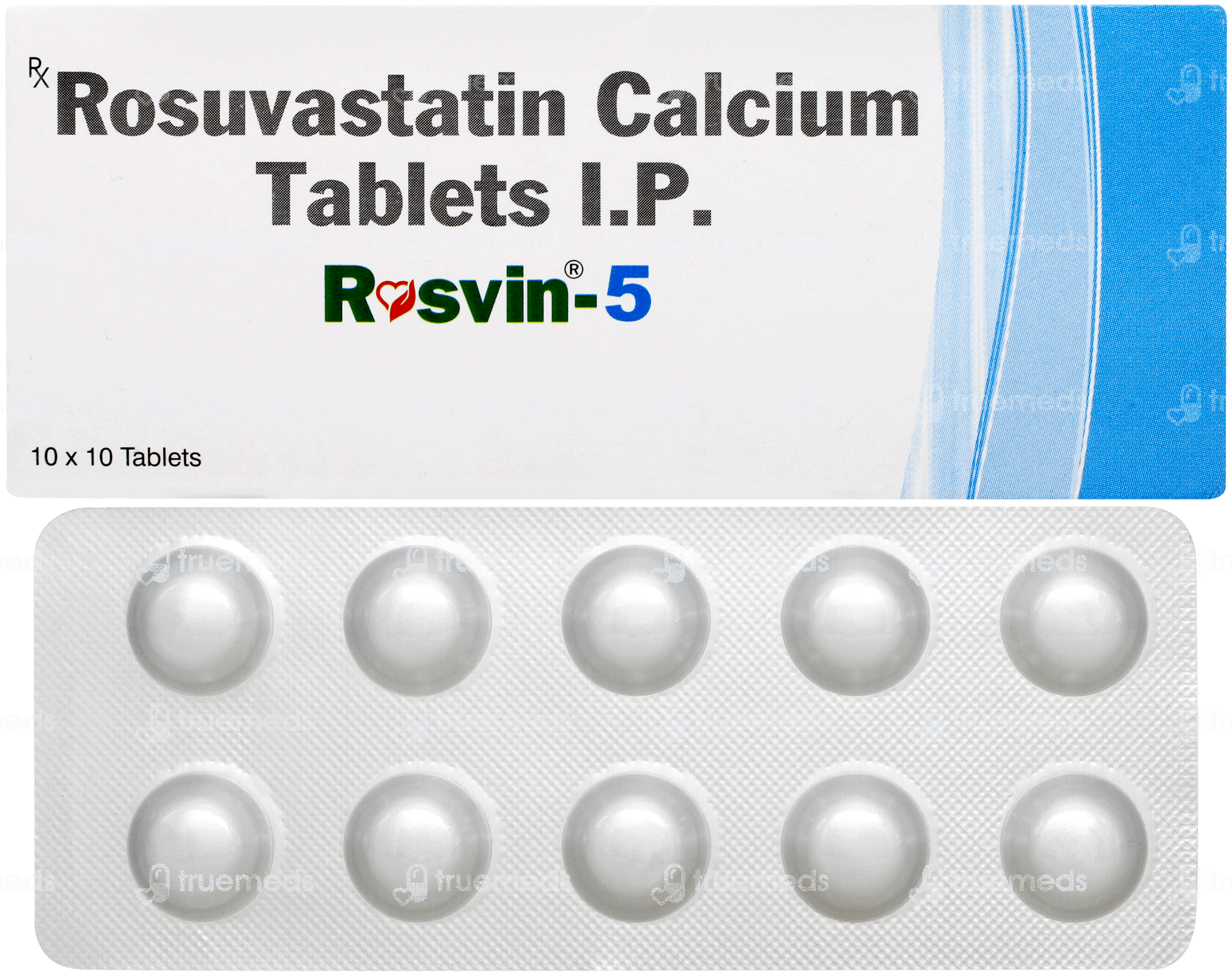 Rosvin 5 Tablet 10: Uses, Side Effects, Price & Substitutes