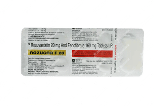 Rozucor F 20/160 MG | Order Rozucor F 20/160 MG Tablet Online at Truemeds