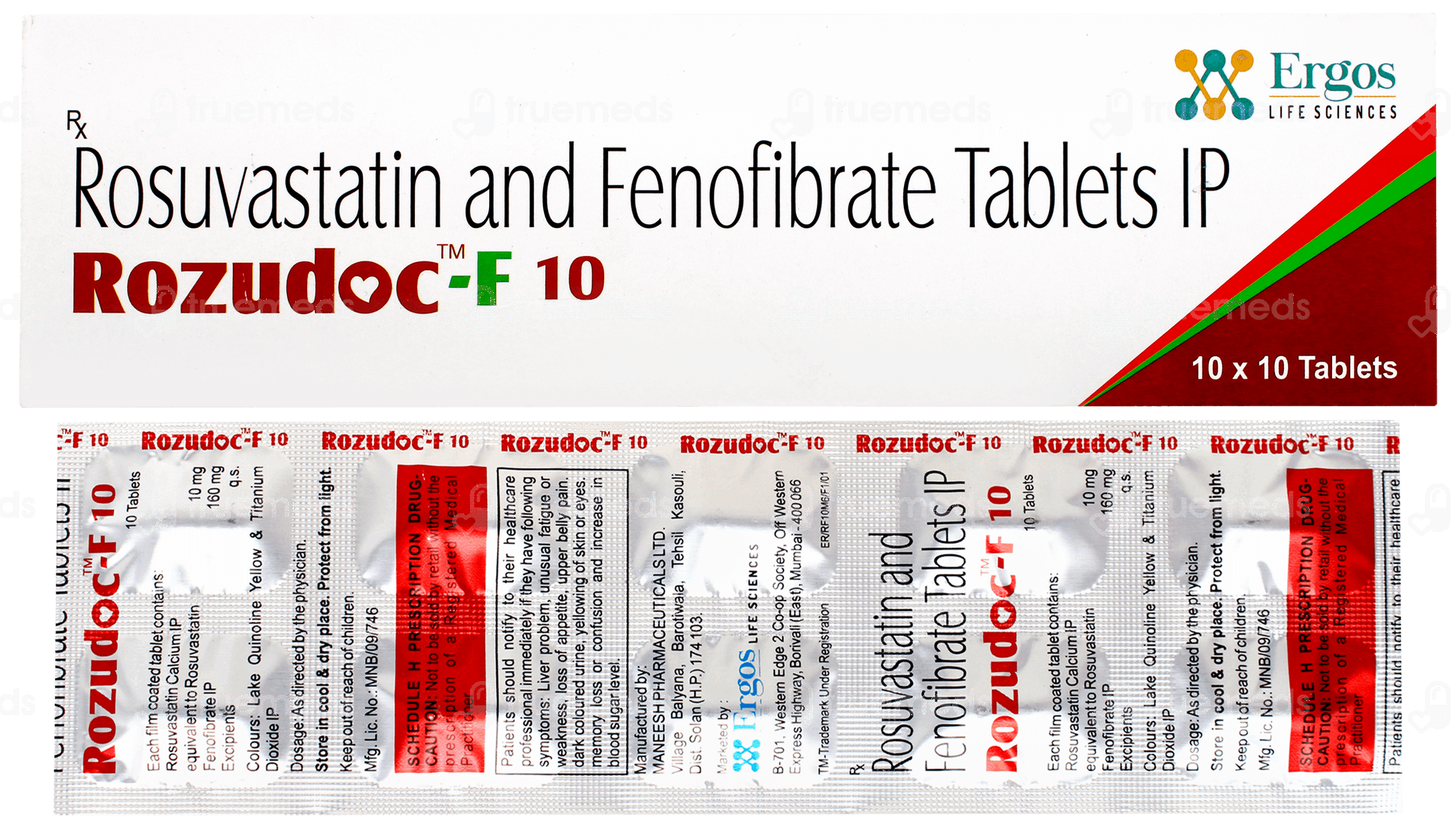 Rozudoc F 10 Tablet 10: Uses, Side Effects, Price & Substitutes