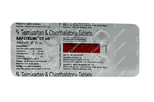 Safetelmi Ct 40125 Mg Tablet 10 - Uses, Side Effects, Dosage, Price ...