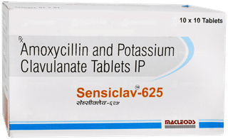 Sensiclav 625 Tablet: Uses, Side Effects, Price & Substitutes