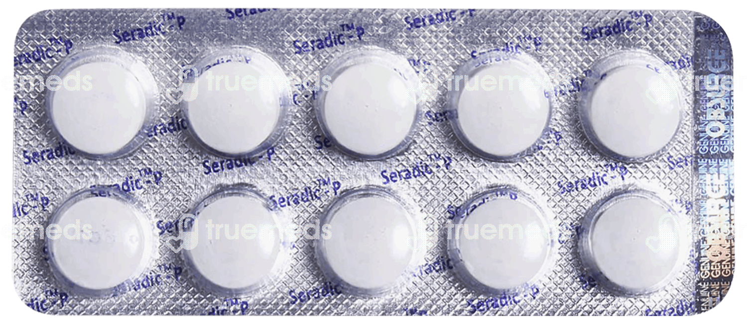 Seradic P 5032515 Mg Tablet 10 - Uses, Side Effects, Dosage, Price ...