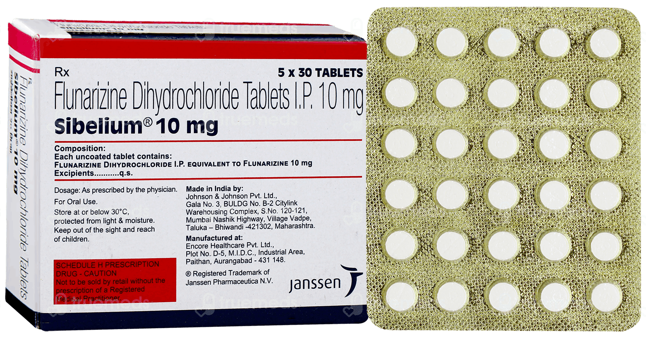 Sibelium 10mg Tablet – Migraine Headache Relief | Buy Online