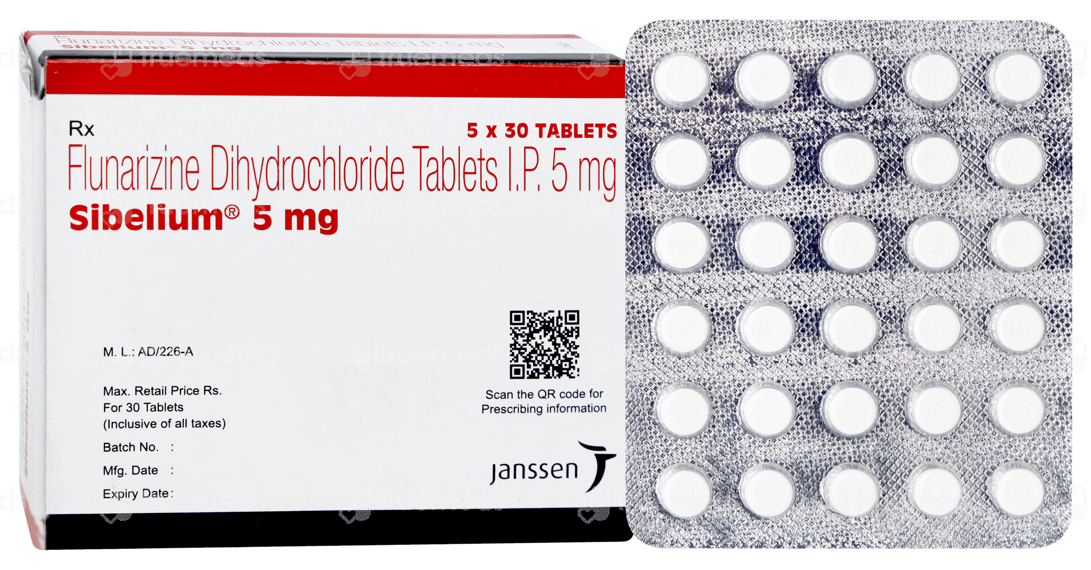 Sibelium 5 MG | Order Sibelium 5 MG Tablet Online at Truemeds