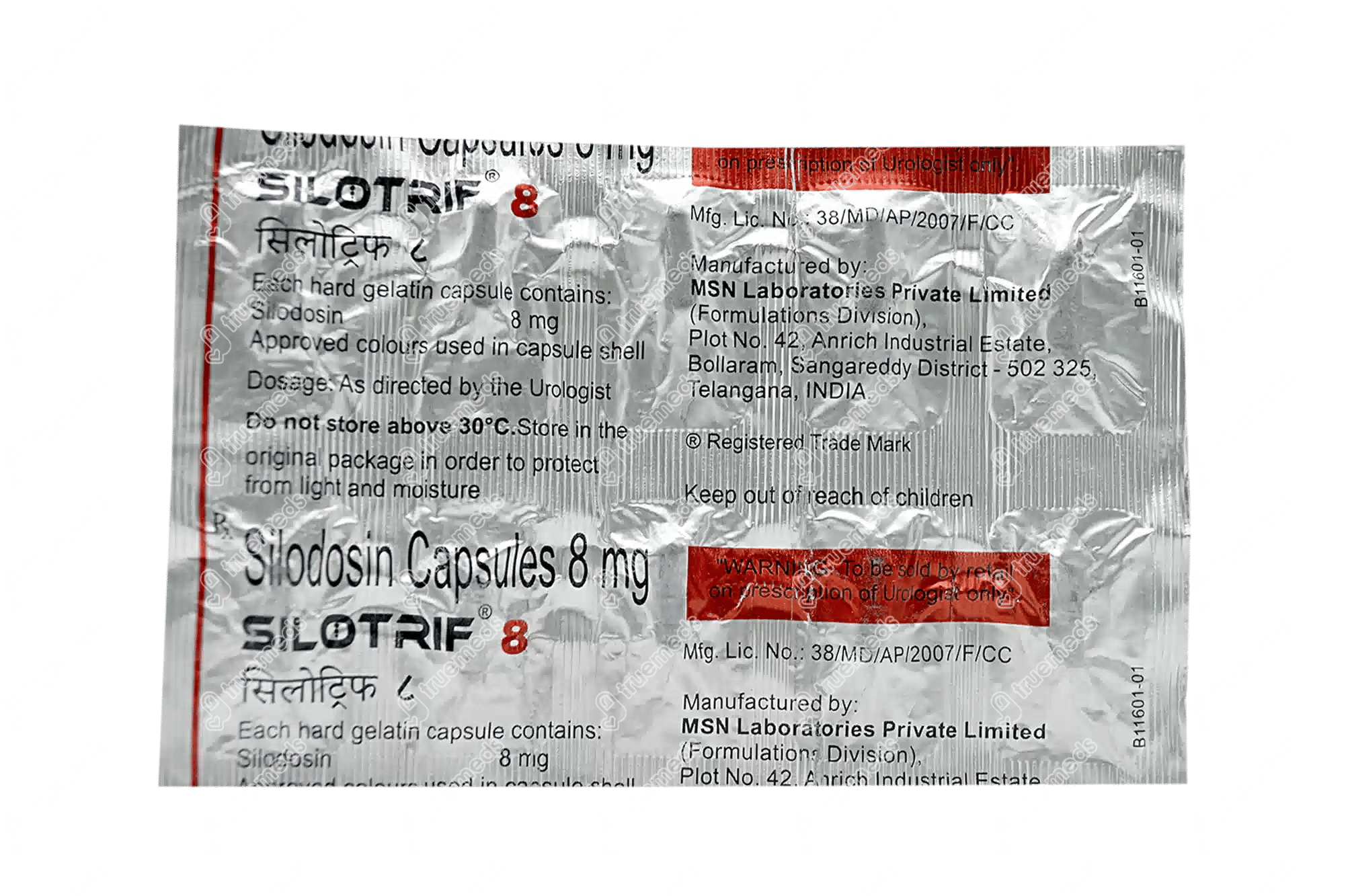 Silotrif 8 MG | Order Silotrif 8 MG Capsule Online at Truemeds