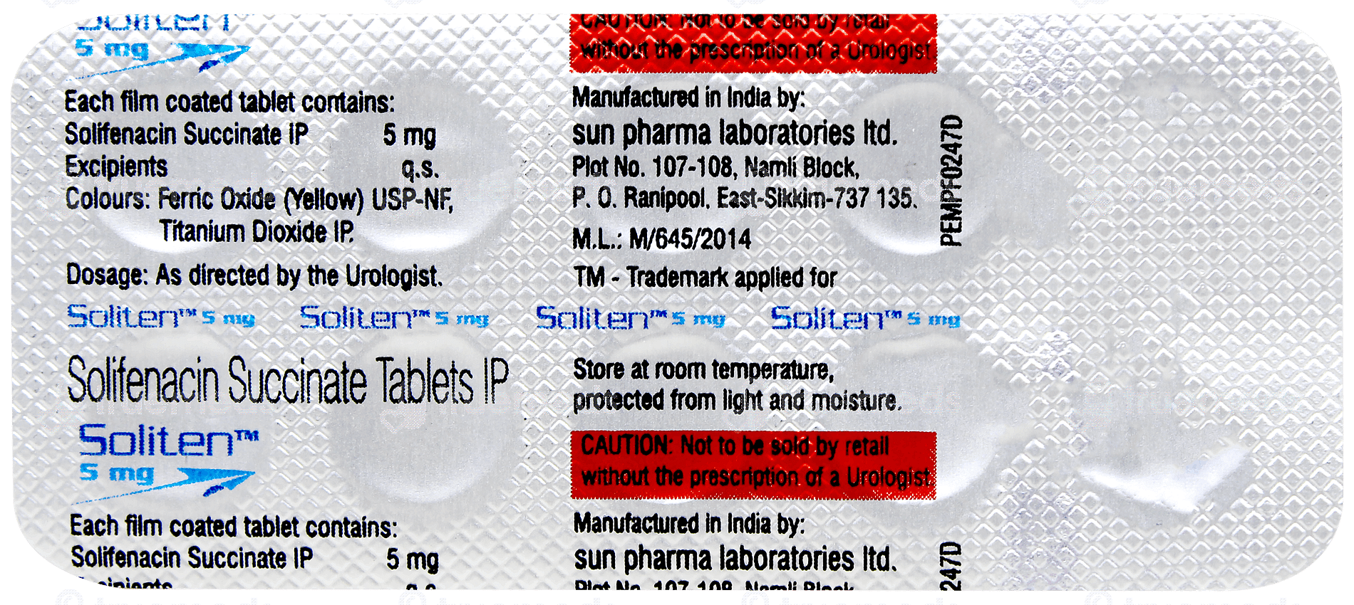 Soliten 5 MG Order Soliten 5 MG Tablet Online at Truemeds