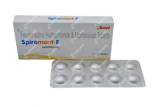 Spiromont F 10120 Mg Tablet 10 - Uses, Side Effects, Dosage, Price ...
