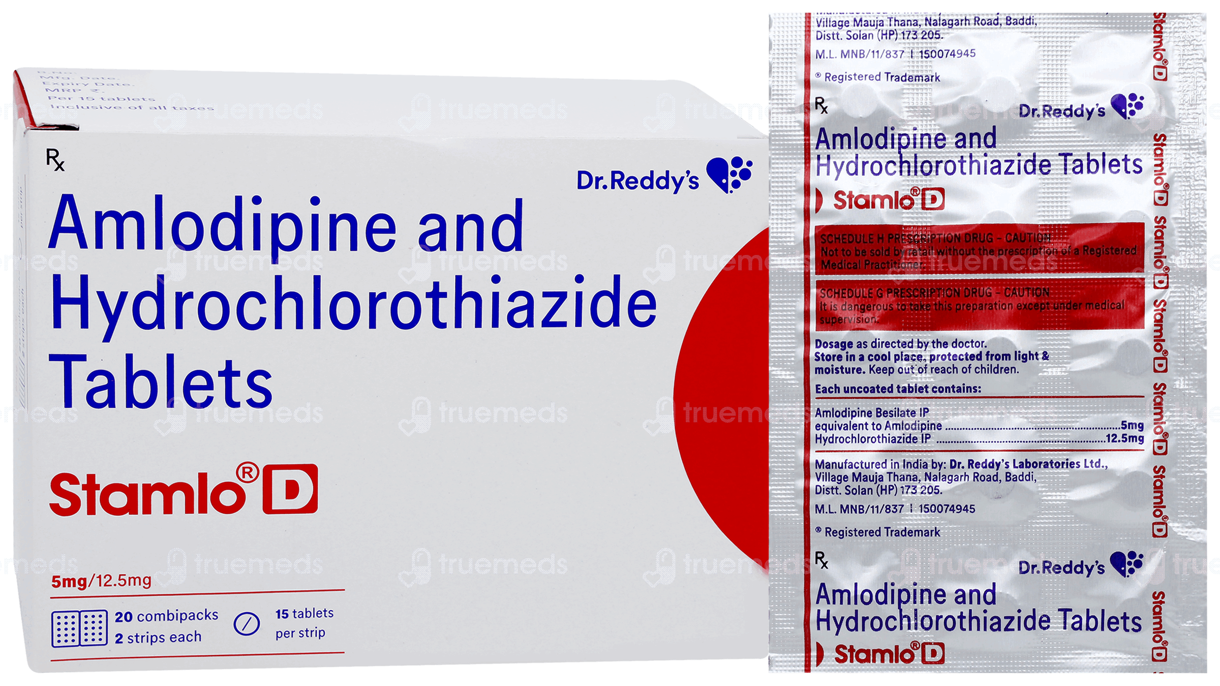 Stamlo D 5/12.5 MG 15 | Order Stamlo D 5/12.5 MG Tablet 15 Online at ...