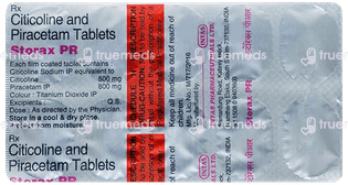 Storax Pr 500800 Mg Tablet 10 - Uses, Side Effects, Dosage, Price | Truemeds