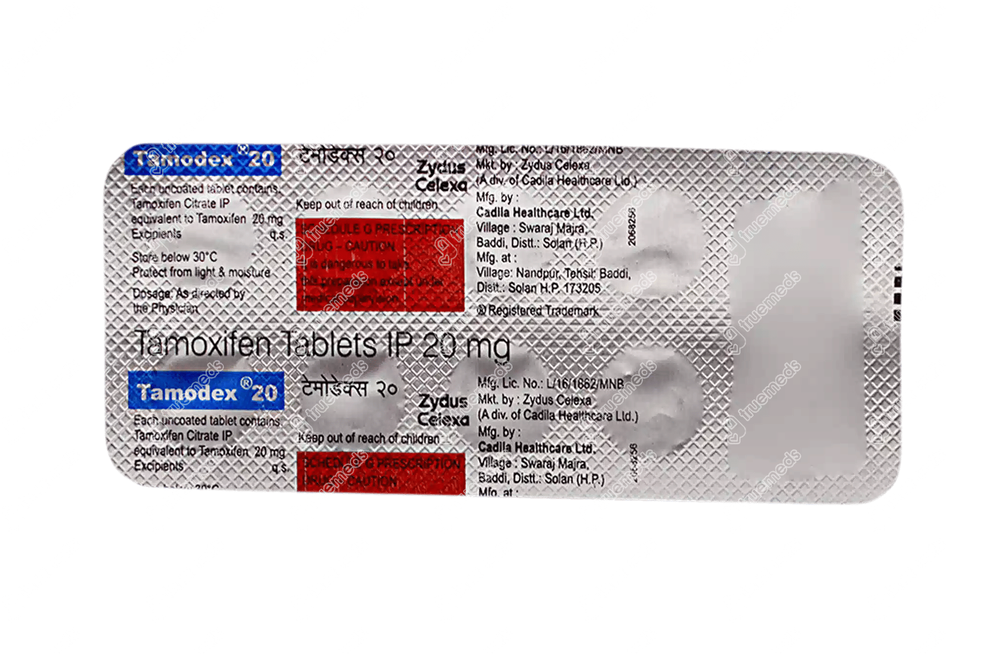 Tamodex 20 MG | Order Tamodex 20 MG Tablet Online at Truemeds