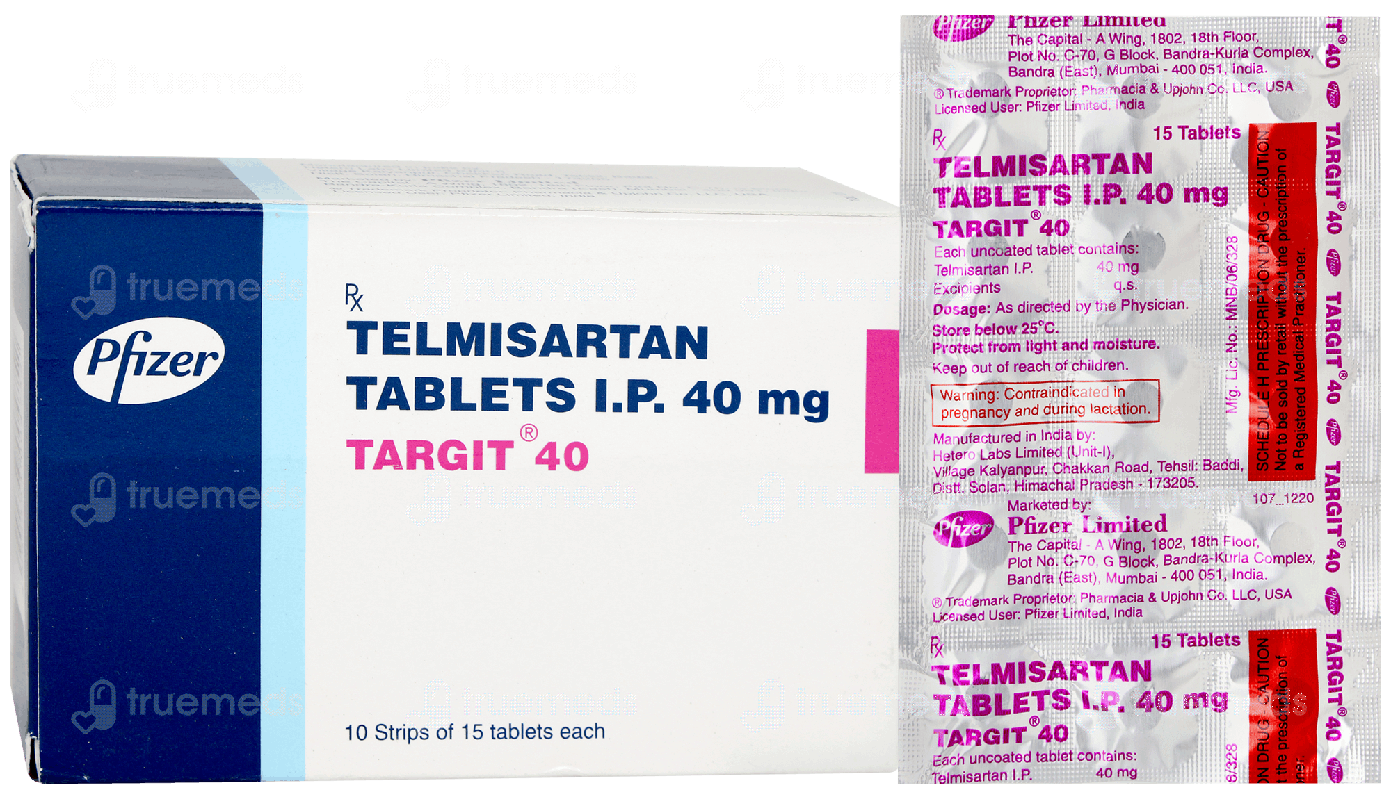 Targit 40 Tablet 15: Uses, Side Effects, Price & Substitutes