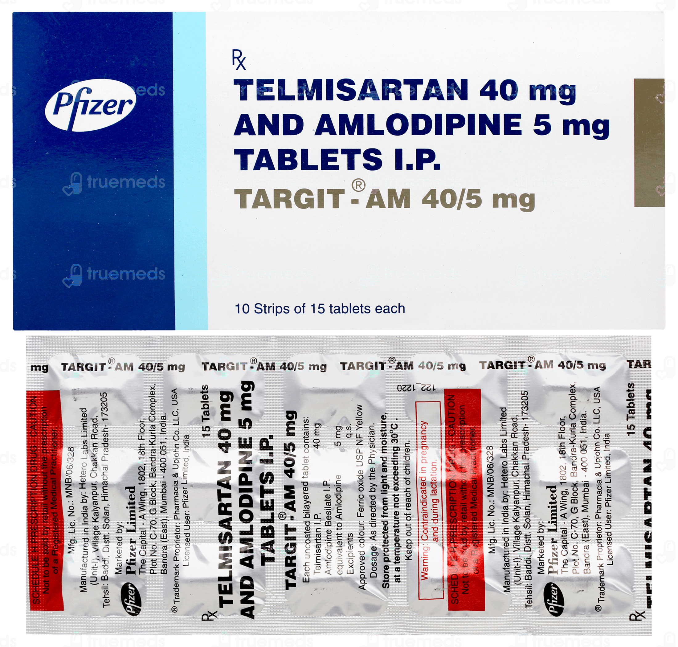 Targit Am 405 Mg Tablet 15 - Uses, Side Effects, Dosage, Price | Truemeds