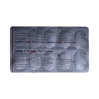 Taxim O Cv 200 Tablet 10: Uses, Side Effects, Price & Substitutes