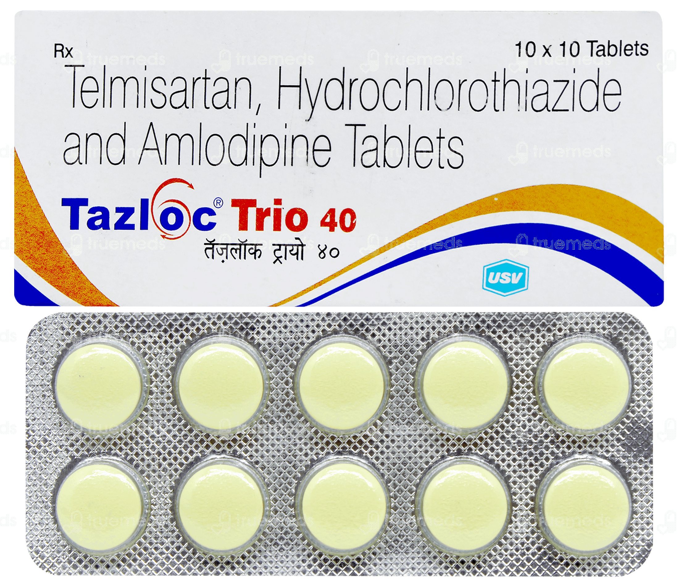 Tazloc Trio 40 Tablet – Hypertension Therapy