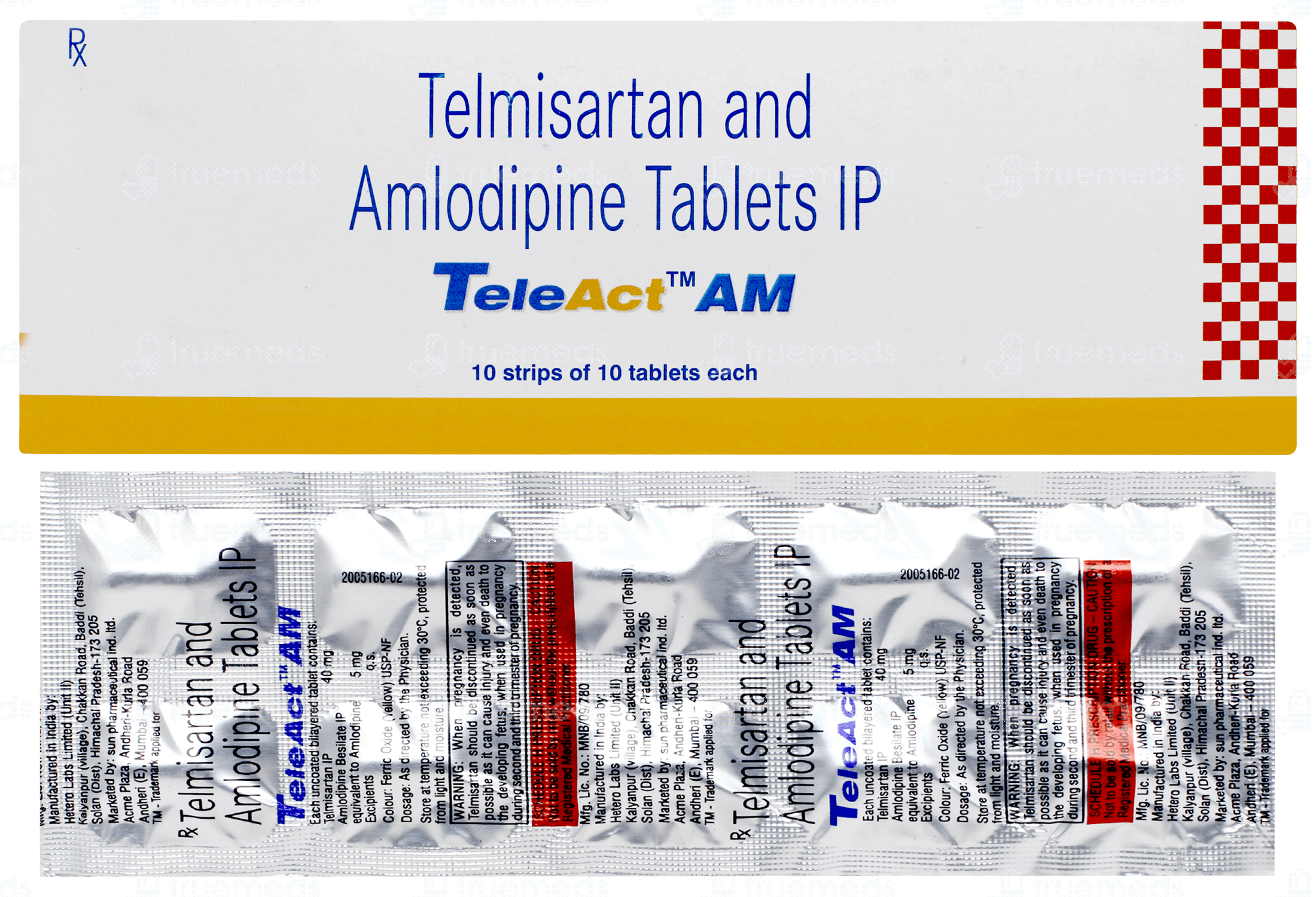 Teleact Am Tablet 10: Uses, Side Effects, Price & Substitutes