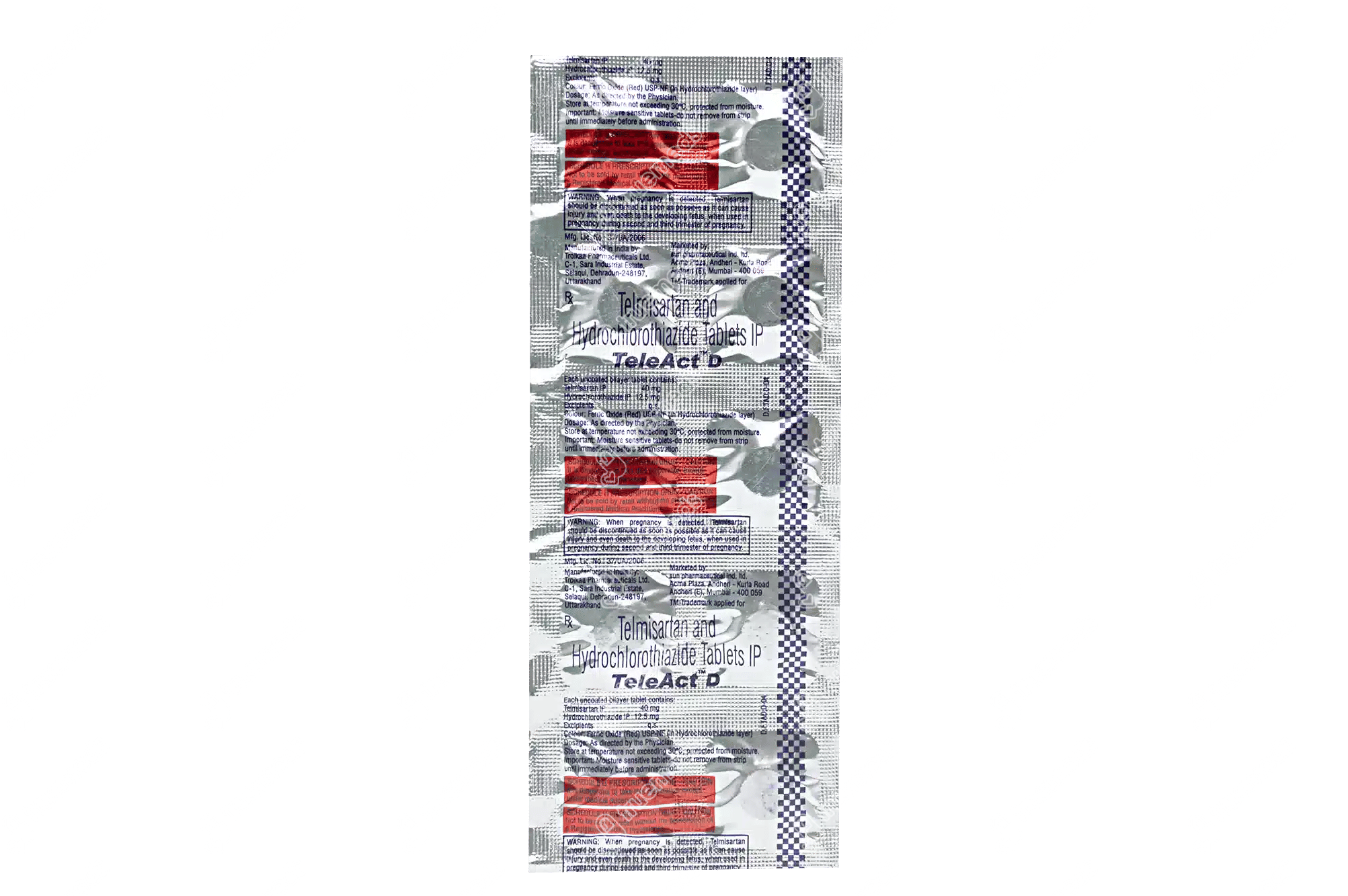 Teleact D Tablet 10: Uses, Side Effects, Price & Substitutes