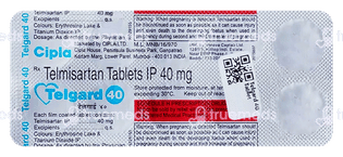 Telgard 40 Tablet: Uses, Side Effects, Price & Substitutes
