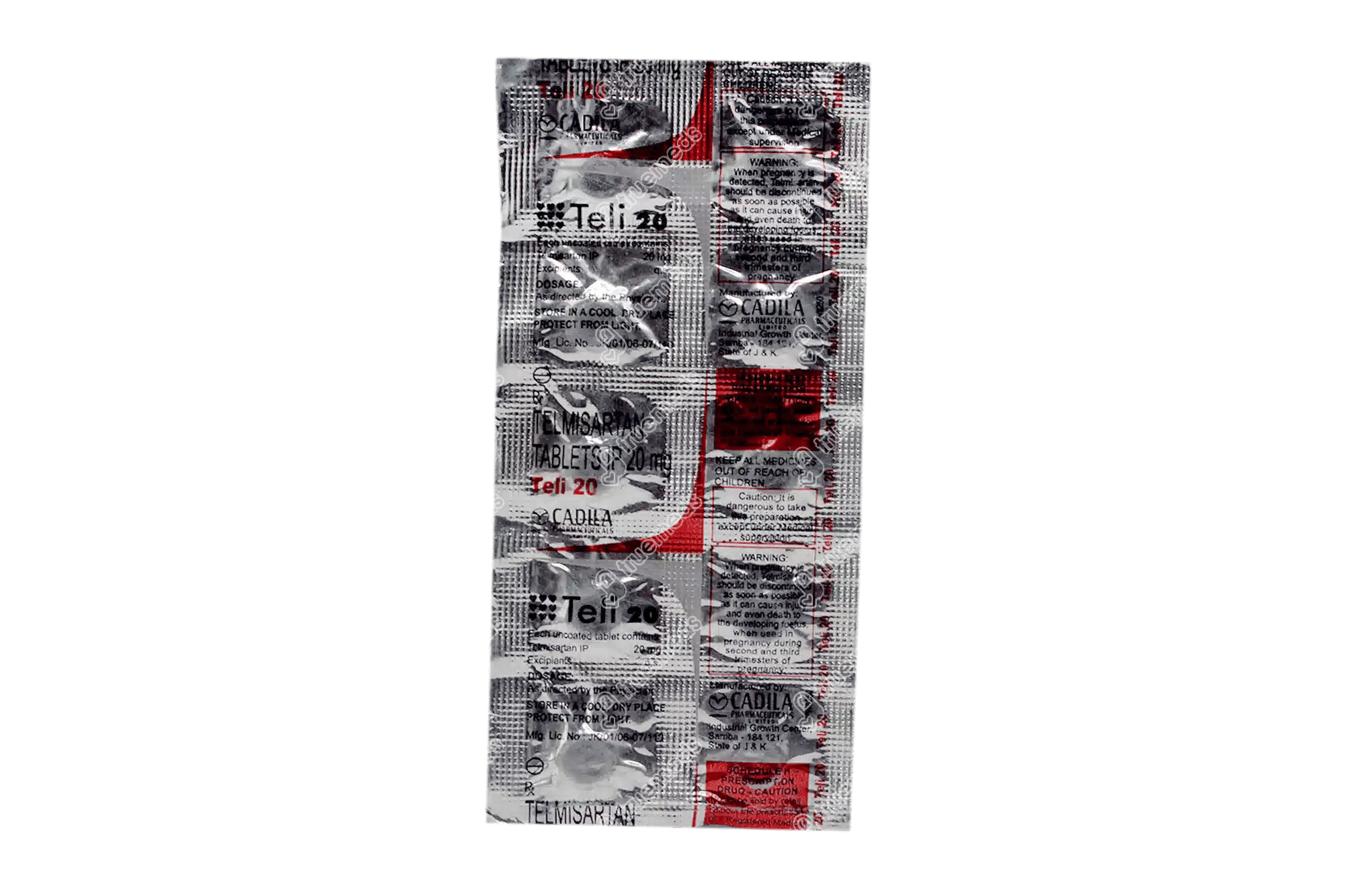 Teli 20 Tablet 10: Uses, Side Effects, Price & Substitutes