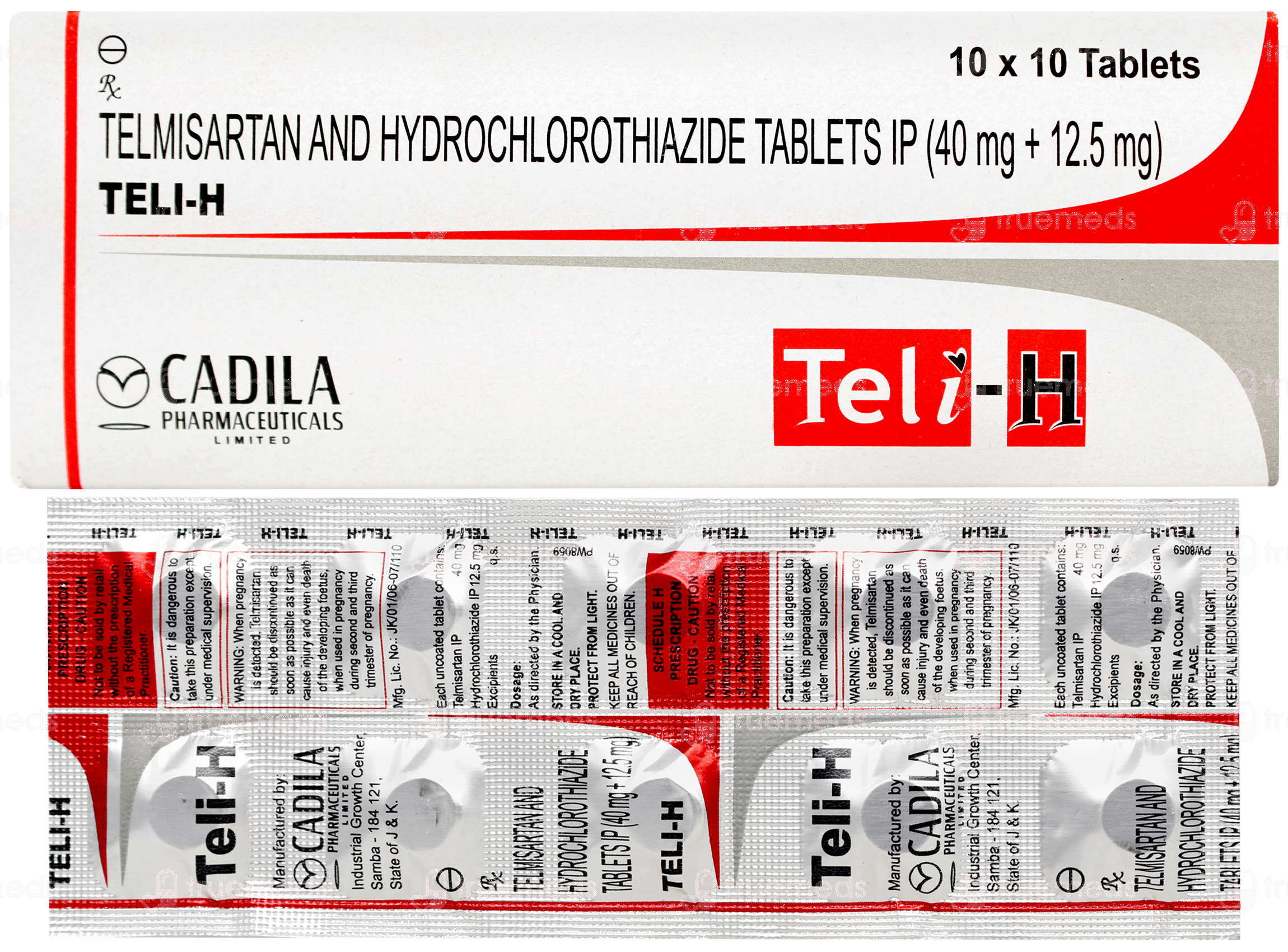 Teli H Tablet 10: Uses, Side Effects, Price & Substitutes