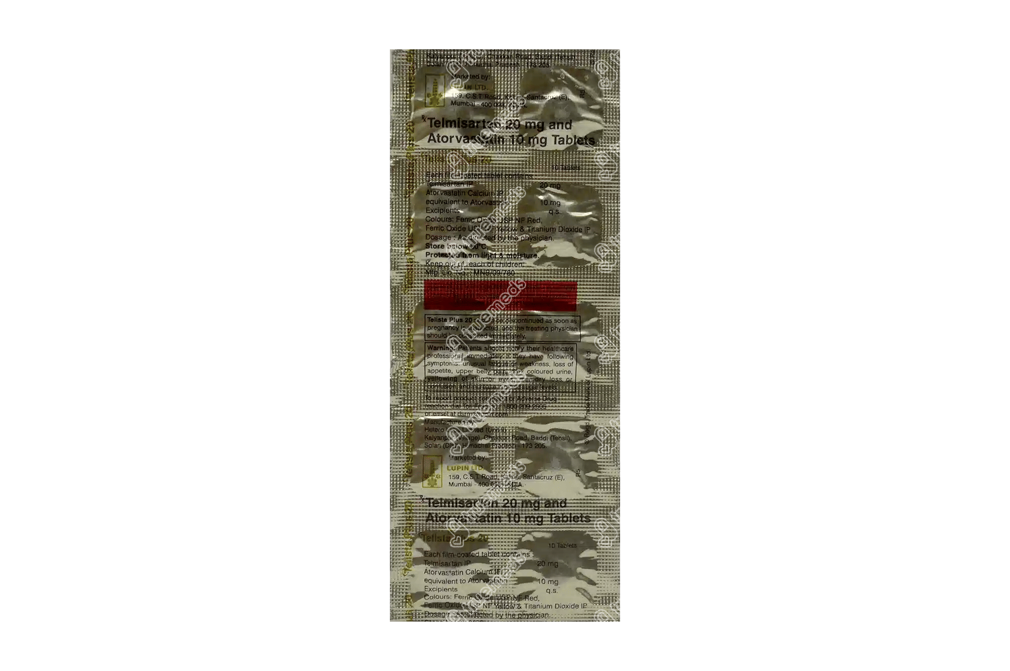 Telista Plus 20/10 MG | Order Telista Plus 20/10 MG Tablet Online at ...