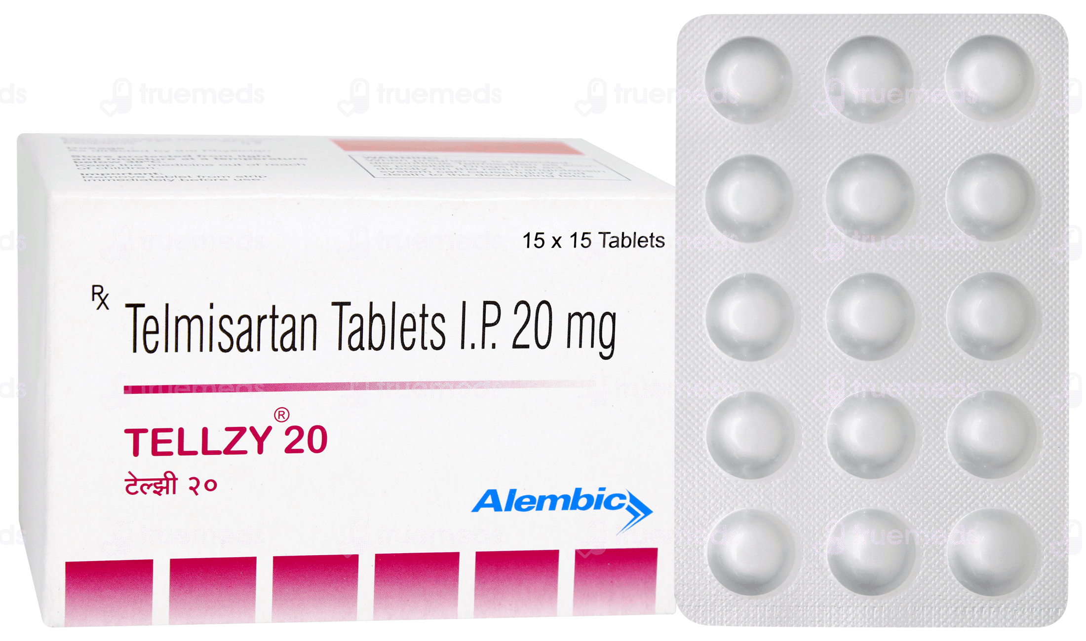Tellzy 20 Mg Tablet 15 - Uses, Side Effects, Dosage, Price | Truemeds