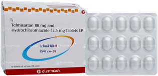 Telma 80 H Tablet 15: Uses, Side Effects, Price & Substitutes