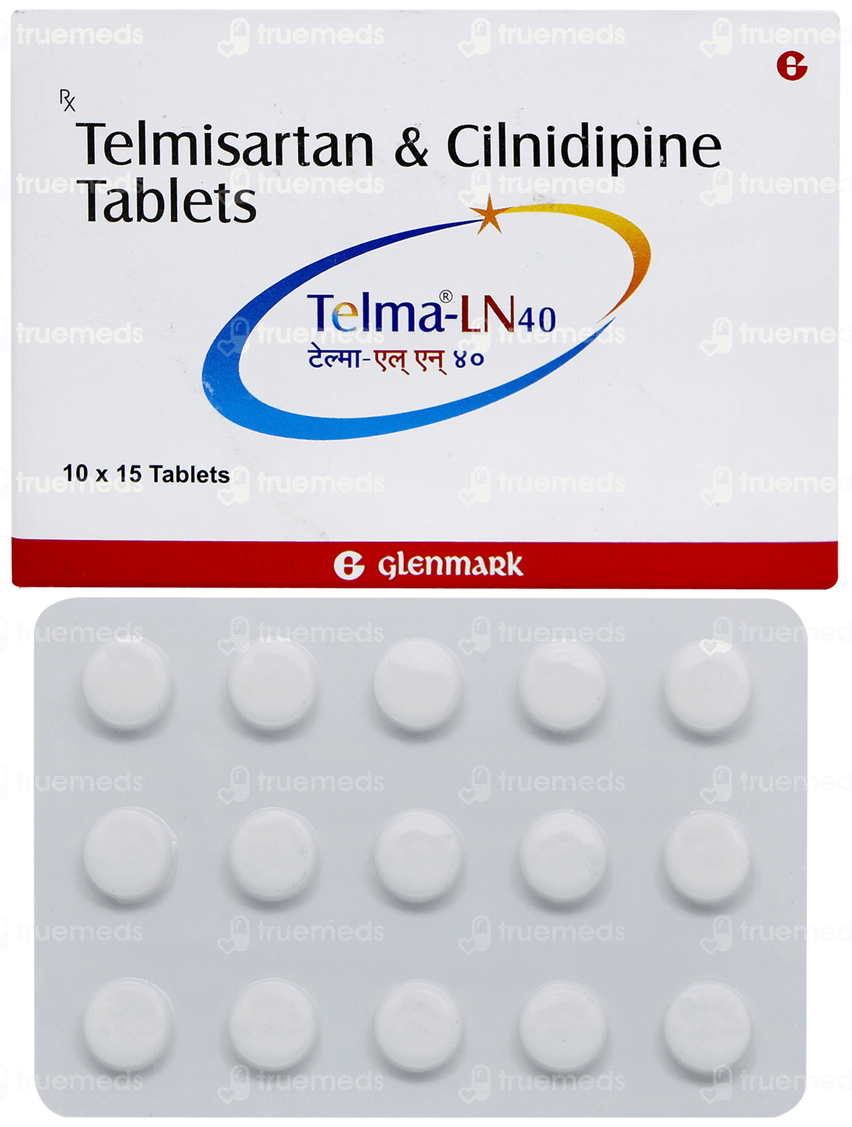 Telma Ln 10/40 MG | Order Telma Ln 10/40 MG Tablet Online at Truemeds