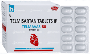 Telmavas 80 Tablet: Uses, Side Effects, Price & Substitutes